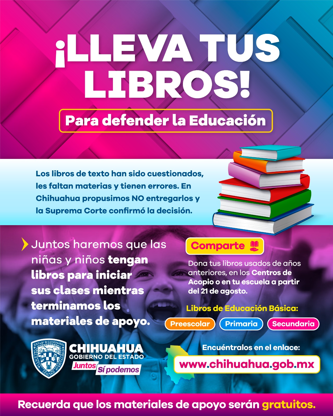Listos centros de acopio para la donación de libros de texto gratuitos ...